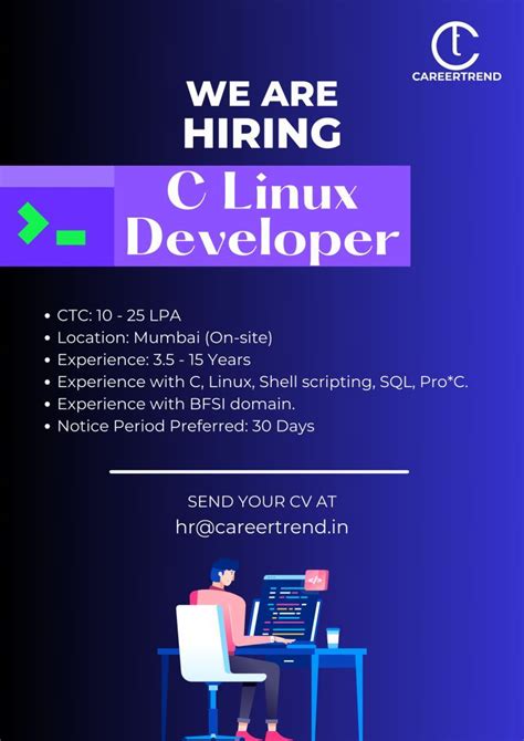 Runa S On Linkedin 📢 Hiring 🖥 C Linux Developer 💷 Ctc ₹1000000