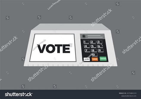 Electronic Voting Machine Over 293 Royalty Free Licensable Stock Vectors And Vector Art