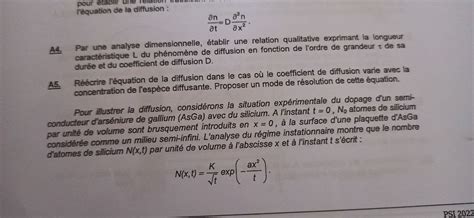 Equation De Diffusion