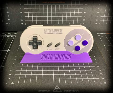 Controller Stand Super Nintendo Snes Bitdo Snes D Printed Etsy