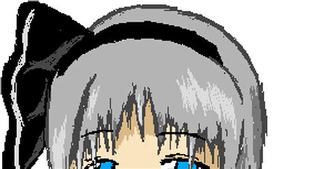 東方project 妖夢さんをペイントでサっと書いてみた ぜったいころすけのイラスト Pixiv