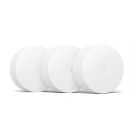 Google Nest Temperature Sensor T5001SF Bluetooth Enabled 3 Pack White