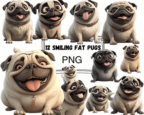 Fat Cute Pugs