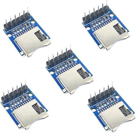 Amazon 5個 Tfマイクロsdカードモジュール マイクロsdストレージ拡張ボード Micro Sd Tfカードメモリシール ミニsd
