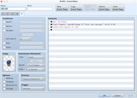 Smart NPC Plugin RPG Maker MV By Gamer Tool Studio