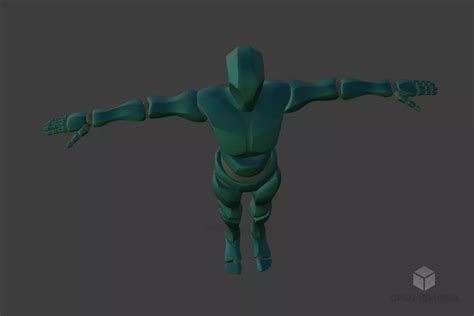 Scifi Robot Character Humanoid Bot Free 3d Model Blend C4d Dae