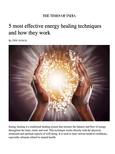 5 Most Effective Energy Healing Techniques And How They Work Pdf