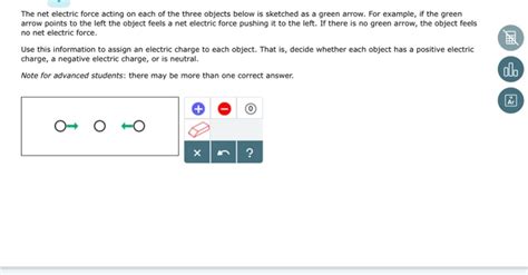 Solved The Net Electric Force Acting On Each Of The Three