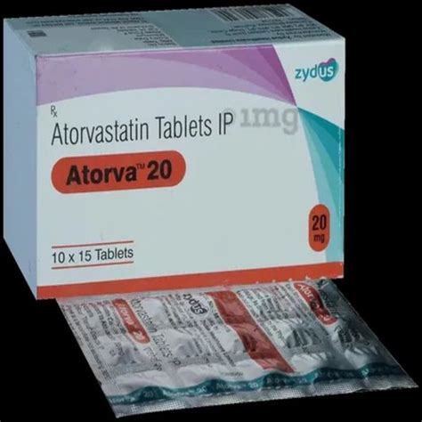 Atorva 20 Tablet At Rs 12412 Box Atorvastatin Tablet In Nagpur Id 2854508684848