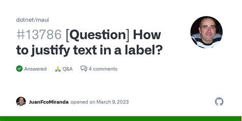 Question How To Justify Text In A Label · Dotnet Maui · Discussion