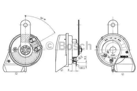 bosch 9320335207 signal sound ec9 c 12v 60w 420hz black