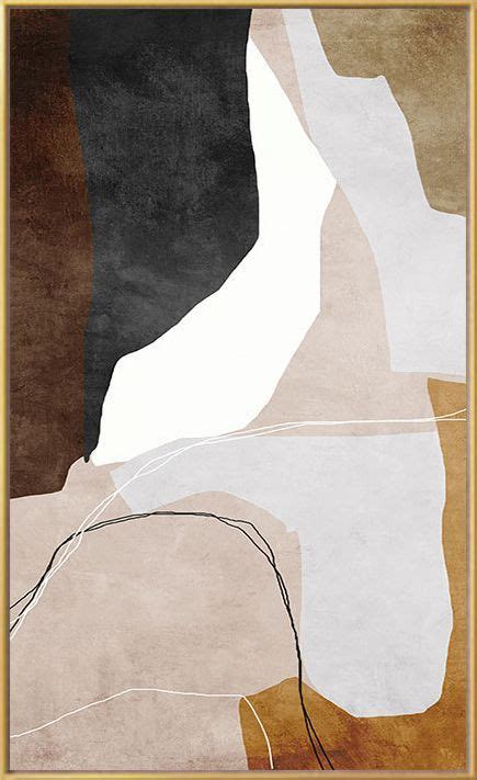 侘寂风抽象装饰画Wabi sabi abstract wall picture