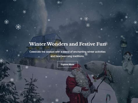 Snow Background With Custom Speed Unlimited Elements Widget Library For Elementor Blocks