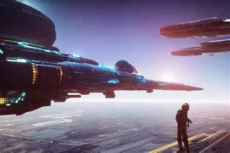Ai Art Generator Programmer Fixing A Spaceship