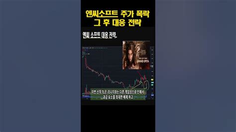 엔씨소프트 폭락 후 대응 전략 주식전망 Youtube