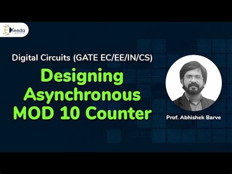Asynchronous MOD Counter Design In Digital Circuit Logic GATE Video Lecture Electronics