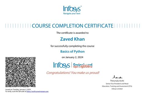 i earned a python certificate zaved khan posted on the topic linkedin