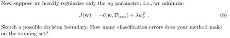 Solved Consider The Data In Figure Where We Fit The Model Chegg