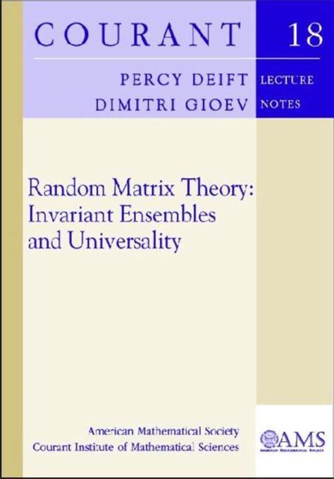 random matrix theory 9780821847374 percy deift boeken