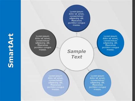Free Smartart Pyramid Basic 5 Steps