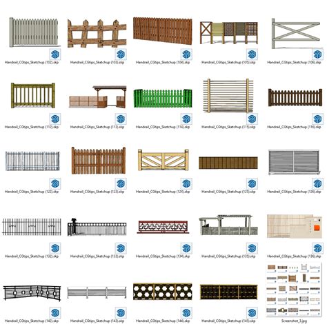 Handrail Sketchup Model Free Download Sketchup Models For Free Download
