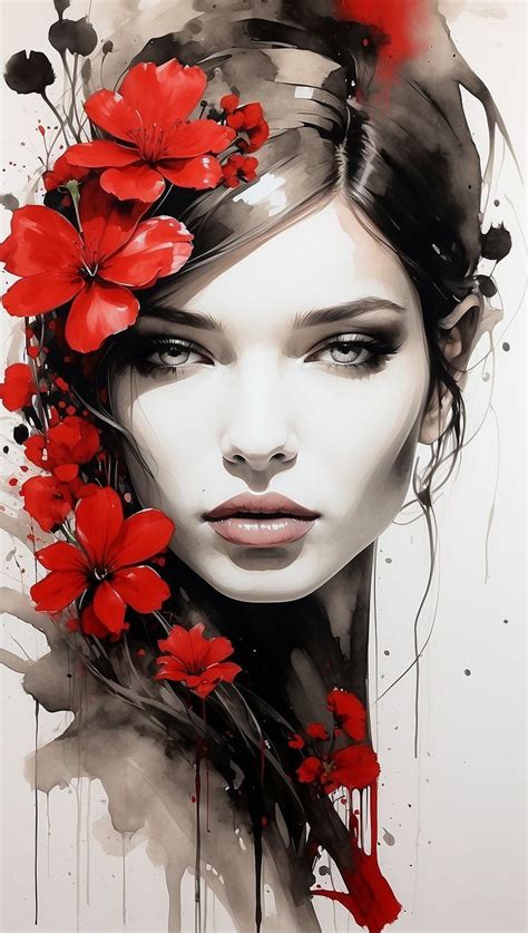 Pin By Lorenza Stringara On Acquerello In 2024 Abstract Portrait