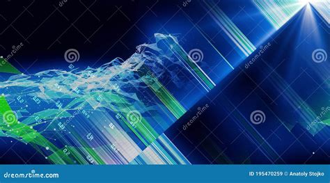 Abstract Polygonal Background Artificial Intelligence Data Analytics Algorithms Banner For