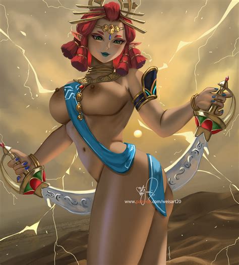 Rule 34 Dark Skinned Female Elf Elf Female Functionally Nude Gerudo