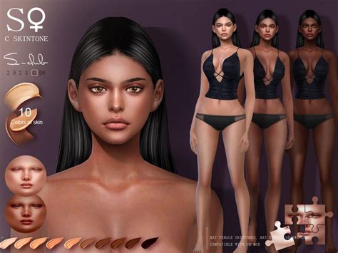 The Sims Resource Sunny Female Skintones 0623 By S Club The Sims 4