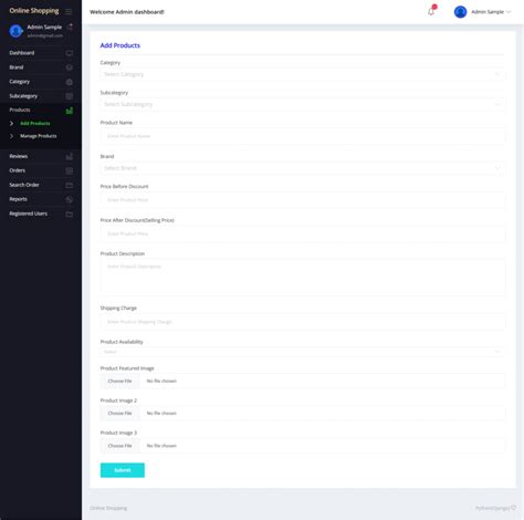 Shopping Portal Project Using Python Shopping Portal Management Sysytem Project Phpgurukul