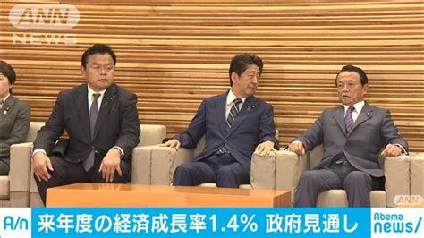 政府の来年度成長率見通し14％ 民間予測と乖離