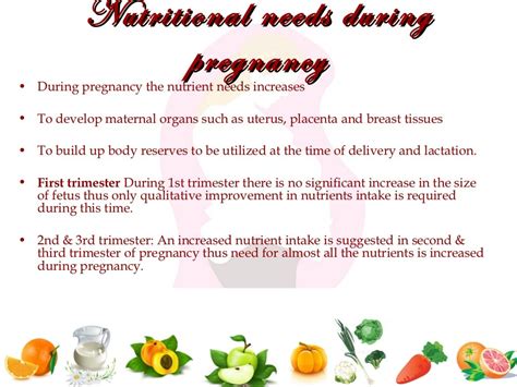 Nutrition During Pregnancy And Lactation