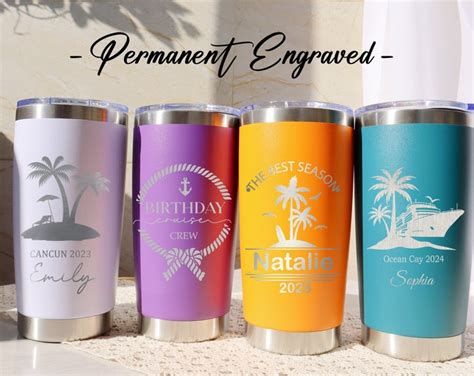 Group Cruise Tumblers Cruise Cups Personalized Girls Trip Tumblers