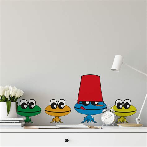 Sticker Mural Grenouilles Wall Artfr