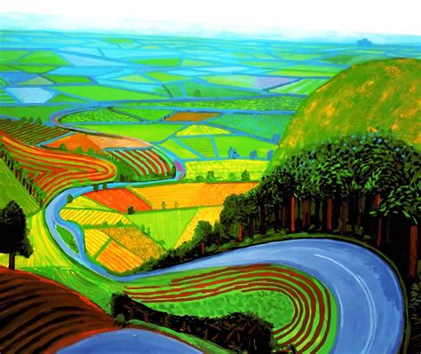 David Hockney Walking June 1986 David Hockney Art David Hockney