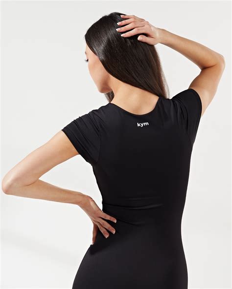 Cassandra Square Neck Seamless Minimalist Basic Yoga Unitard Romper Onesie Kymfit