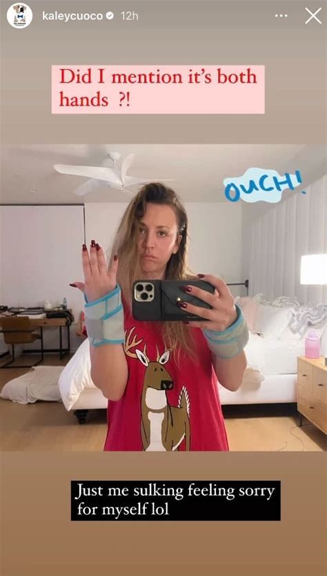 Big Bang Theory Fans Kaley Cuoco Posted A Frustrating Update After