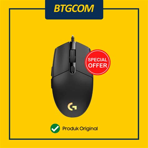 Mouse Gaming Logitech G102 Lightsync Black Btgcom