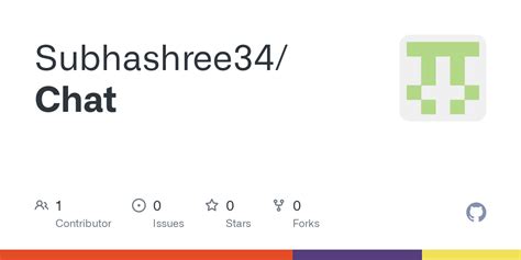 GitHub Subhashree Chat