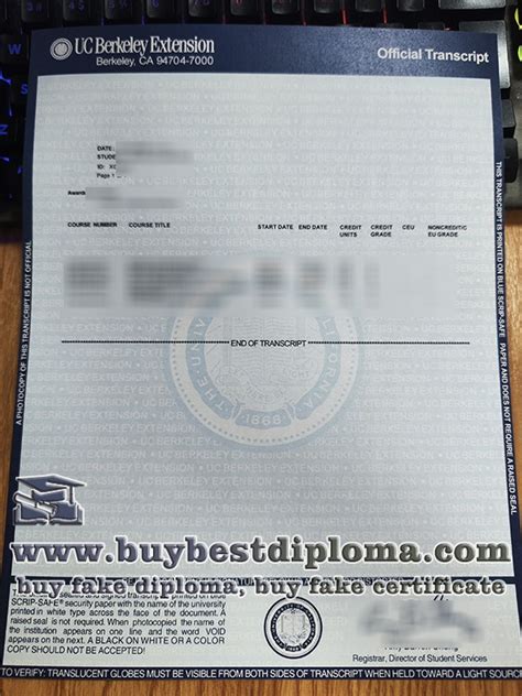 The Number 1 Tip To Make Fake UC Berkeley Extension Transcript