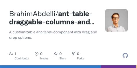 Github Brahimabdelliant Table Draggable Columns And Rows A