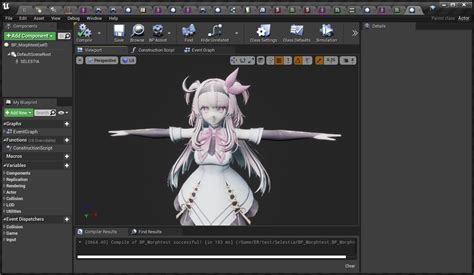 【ue4】morphtargetで女の子の表情をきゃわいく変えよう Unrealengine Qiita