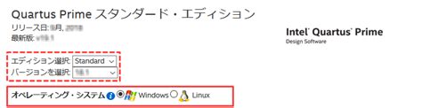 インテル® Quartus® Prime 開発ソフトウェアおよび Modelsim® Intel® Fpga Edition の