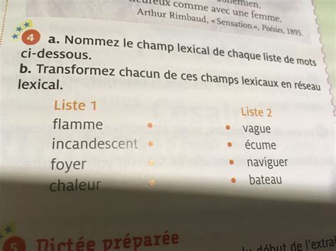 Exercices Cm2 Champ Lexical