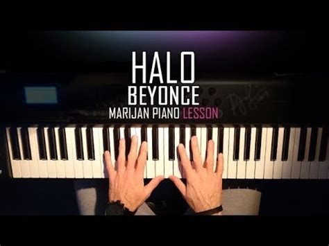 How To Play Beyonce Halo Piano Tutorial Lesson Sheets YouTube