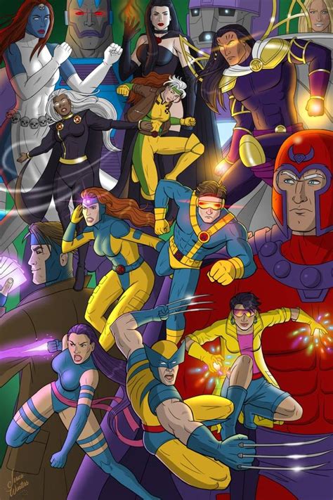 X Men 1990s Tribute By Jericawinters On Deviantart Superhéroes Marvel