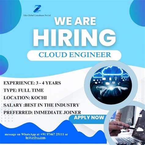 We Are Hiring Cloud Engineer Karthika Mani