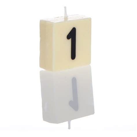 1 Numbered Candle