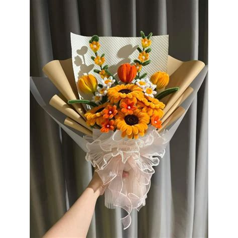 ช่อดอกทานตะวัน ลวดกำมะหยี่ ไซส์กลาง Shopee Thailand