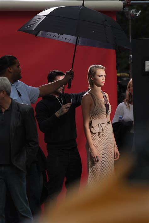 Shooting Cara Delevingne pour DIOR à Central Park New York 13